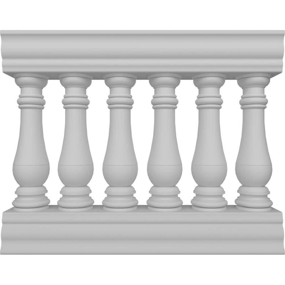 Ekena Millwork Fiberthane Bradford Balustrade 36 in. L x 32 in. H ...