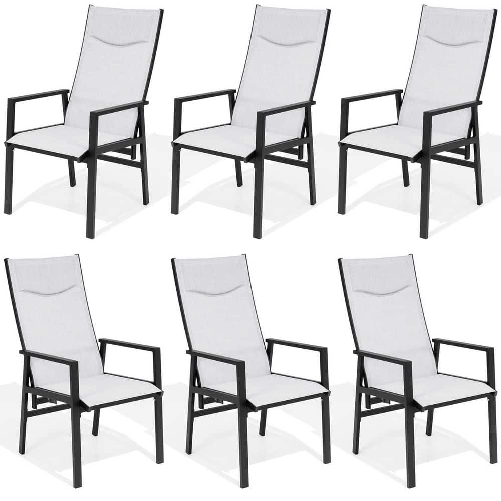 Crestlive Products Aluminum Outdoor Dining Chairs with Fast-dry ...