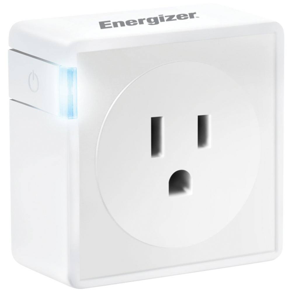 Energizer Smart Plug with Energy Monitor EIE3-1001-WHT - The Home Depot