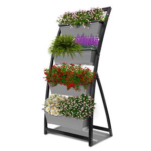 Outland Living 6 ft. Raised Garden Bed - Steel Vertical Garden ...