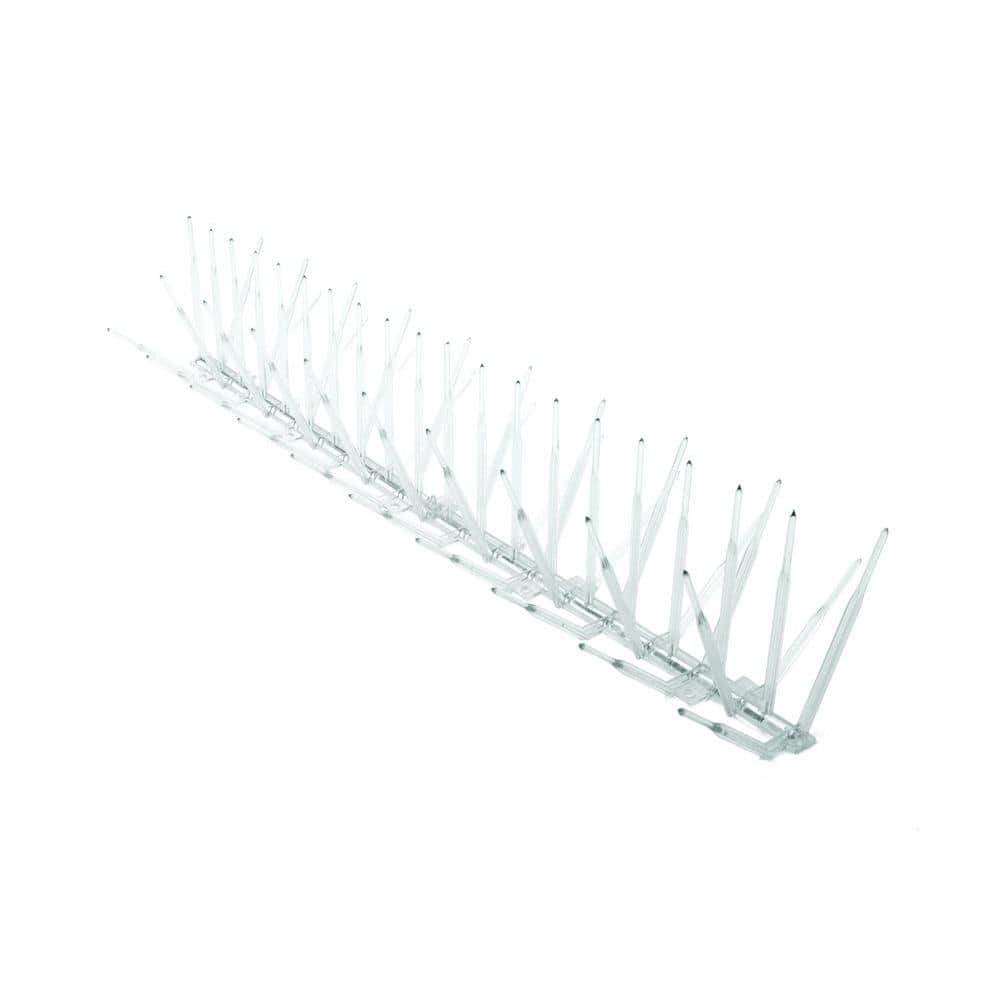 Bird B Gone 100 ft. x 7 in. Clear Plastic Bird Spikes BBG2000-7-100C ...