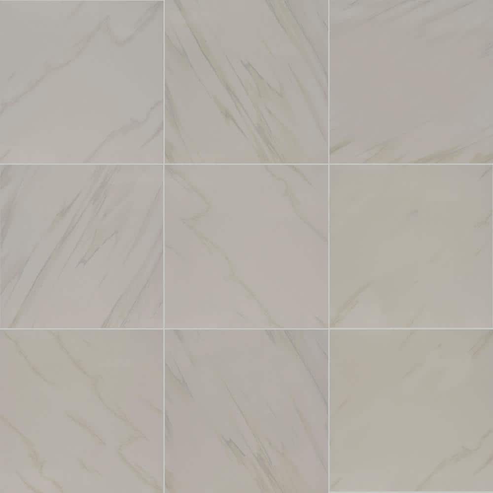 MSI Soma Marfil 24 in. x 24 in. Polished Porcelain Marble Look Floor ...