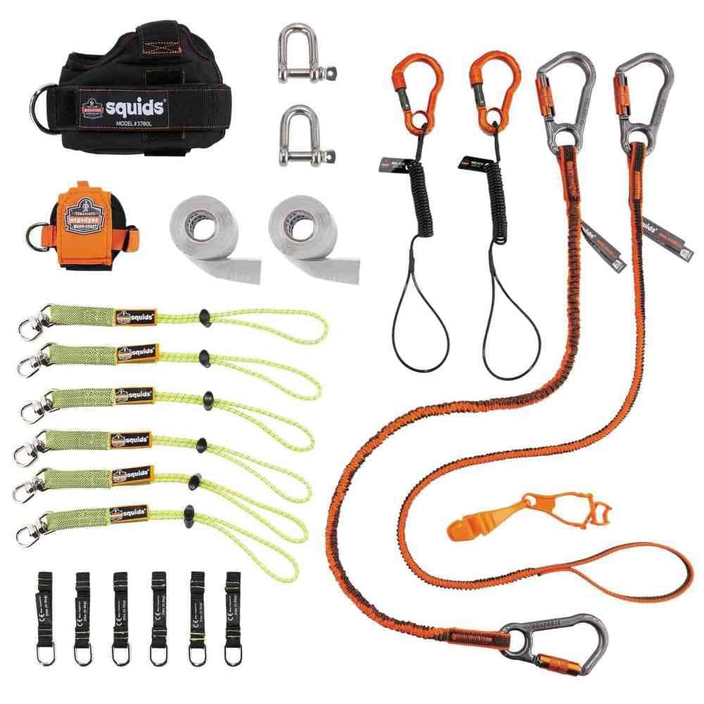 Ergodyne Squids 3186 Iron and Steel Worker's Tool Tethering Kit 3186 ...