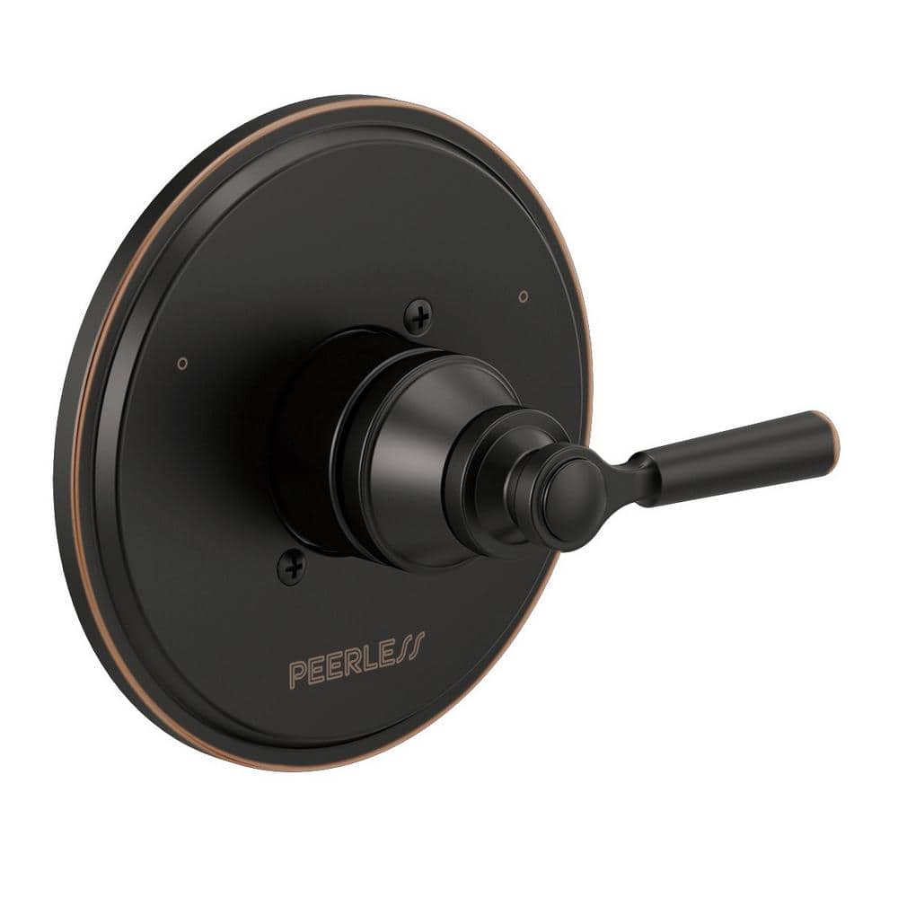 Peerless Westchester 1-Handle Wall Mount Diverter Valve Trim Kit in Oil ...