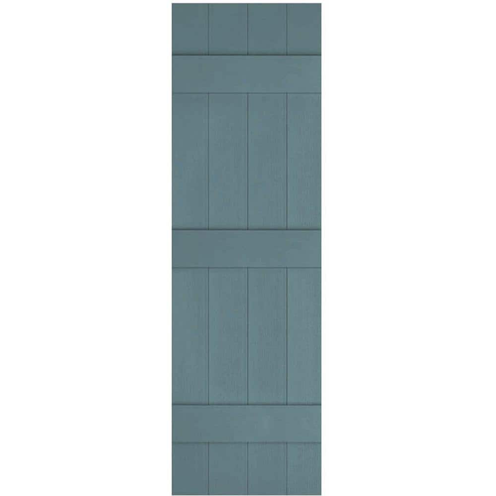 Ekena Millwork 14 in. x 63 in. Lifetime Vinyl Standard Four Board ...