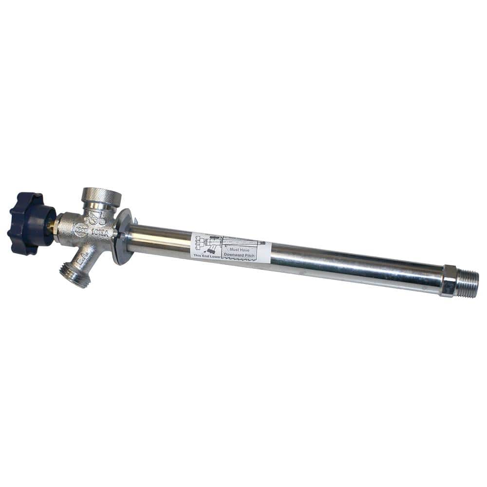 Merrill 1/2 in. x 10 in. MIP x SWT Frost Proof Ant-Siphon Outdoor Wall ...