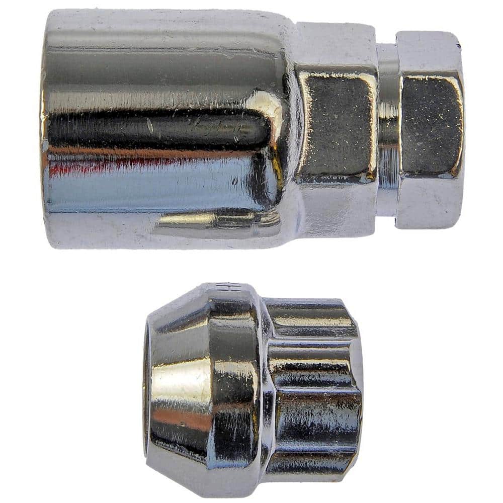 Autograde Wheel Nut Lock Chrome Bulge Seat Open End M14-1.50 (4-pack ...