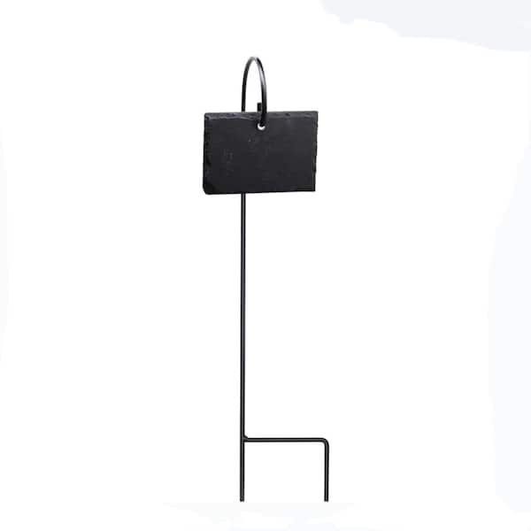 10 Pcs 3 in. x 16 in. Black Metal Garden Markers Signs Labels YNLIN880 ...