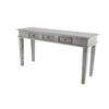 Litton Lane 59 in. Grey Rectangle Mahogany Rustic Console Table 37836 ...