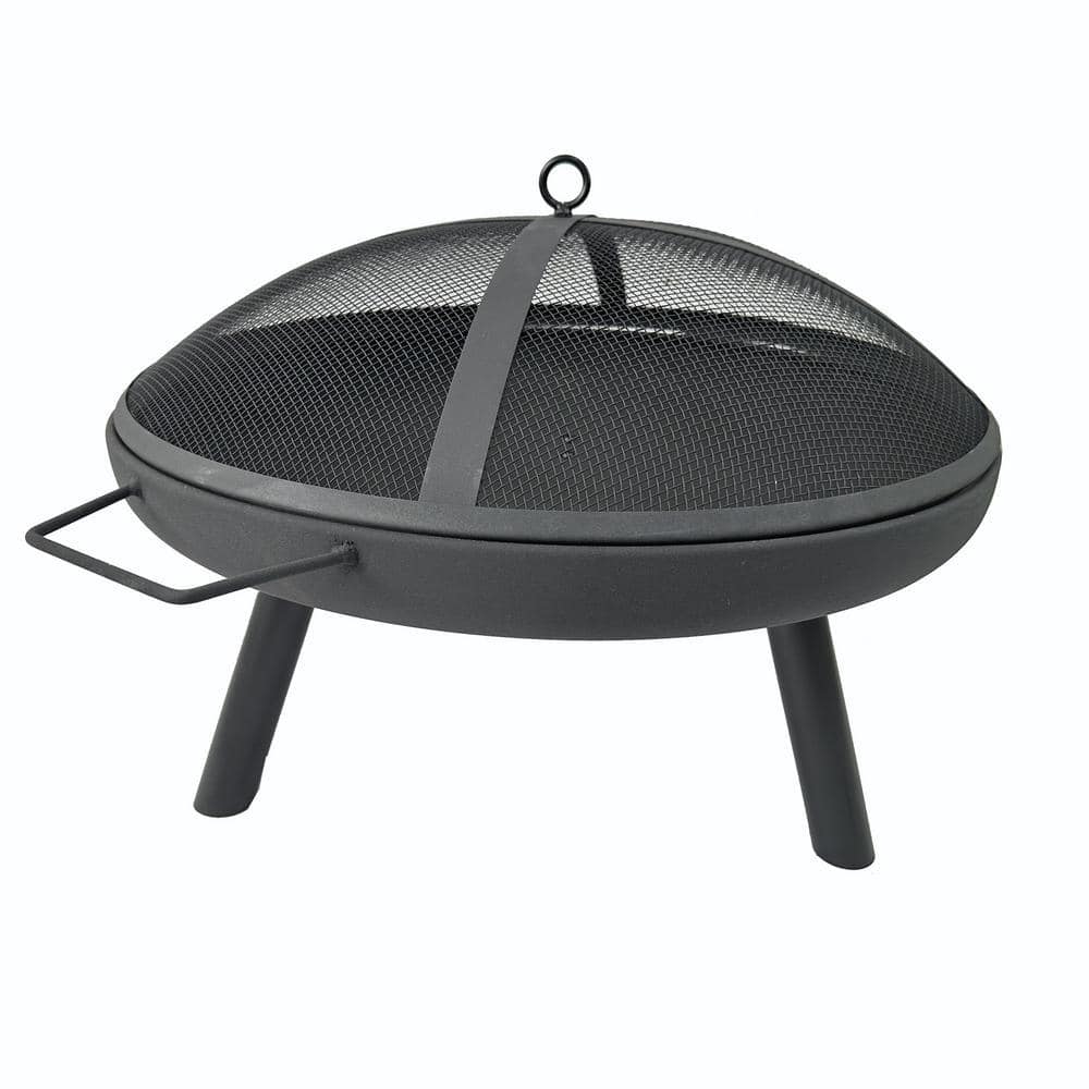 BOPOREA MEGO LLC Portable Round Fire Pit Grill, Outdoor Camping and ...