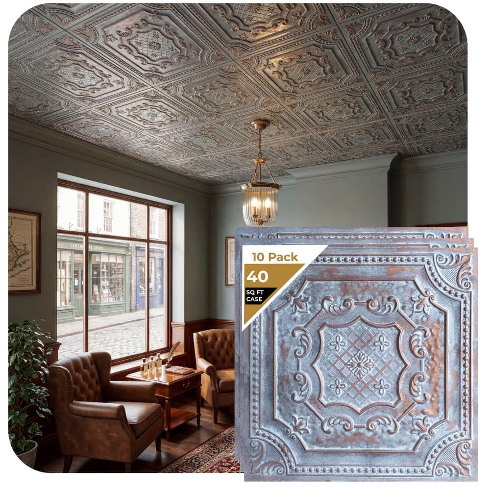FROM PLAIN TO BEAUTIFUL IN HOURS Elizabethan Shield Weathered Copper 2 ...