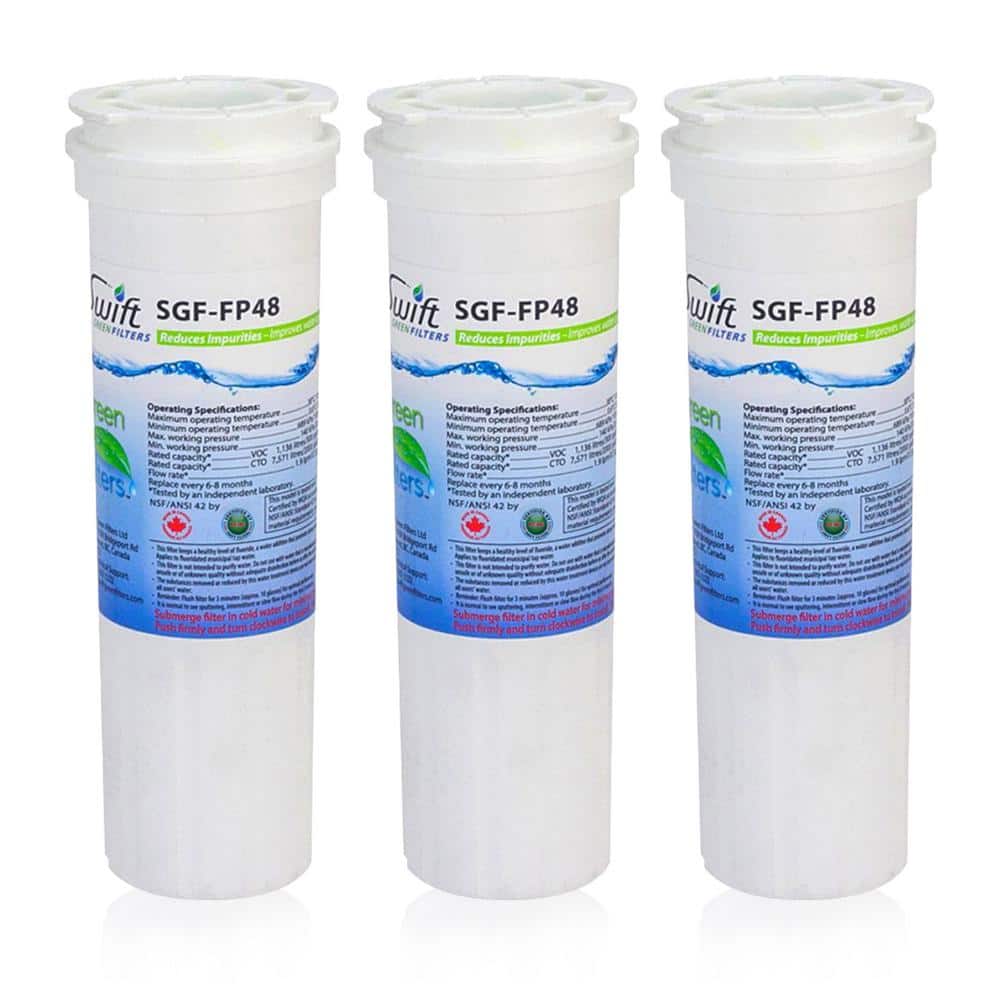 Swift Green Filters Compatible Refrigerator Water Filter for (3 Pack ...