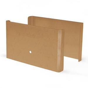 Fence Armor Galvanized Steel Fence Post Guard 3.5 in. L x 3.5 in. W x 3 ...