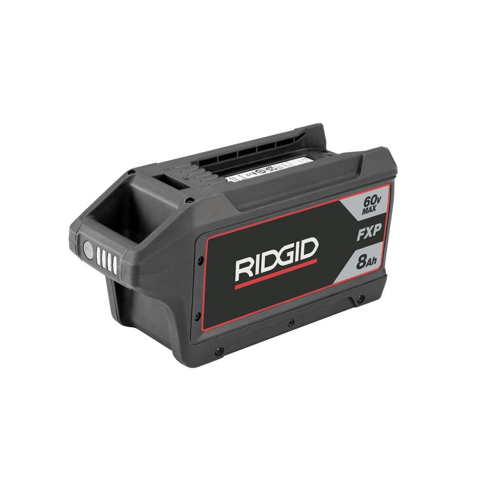 RIDGID FXP 60-Volt 8Ah Battery for 760 FXP Power Drive Compact Handheld ...