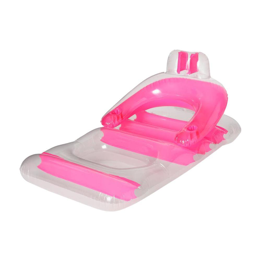Swimline Pink Swimming Pool Inflatable Floating Lounger Chair with ...