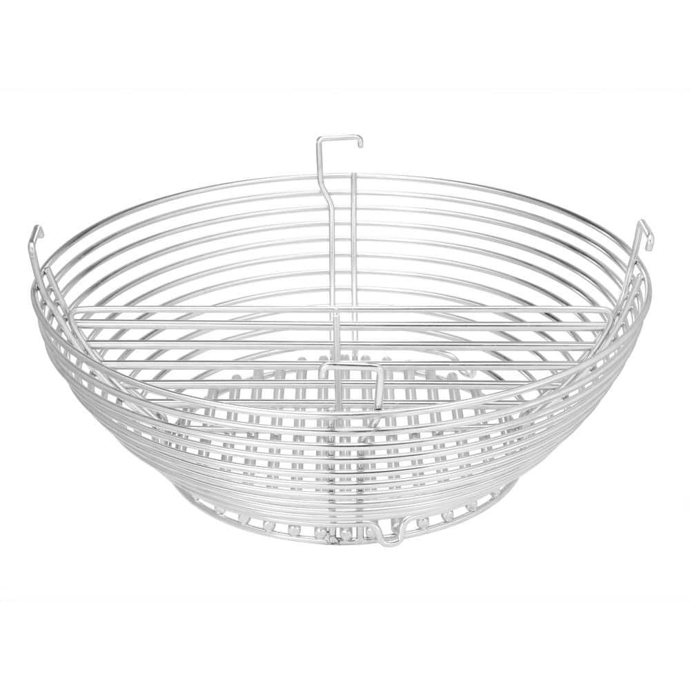 Kamado Joe Stainless Steel Charcoal Basket Grill Accessory for Classic ...