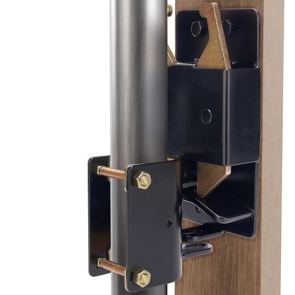 KIWDZFU Steel Heavy Duty 2-Way Farm Gate Latch for Metal Gates ...