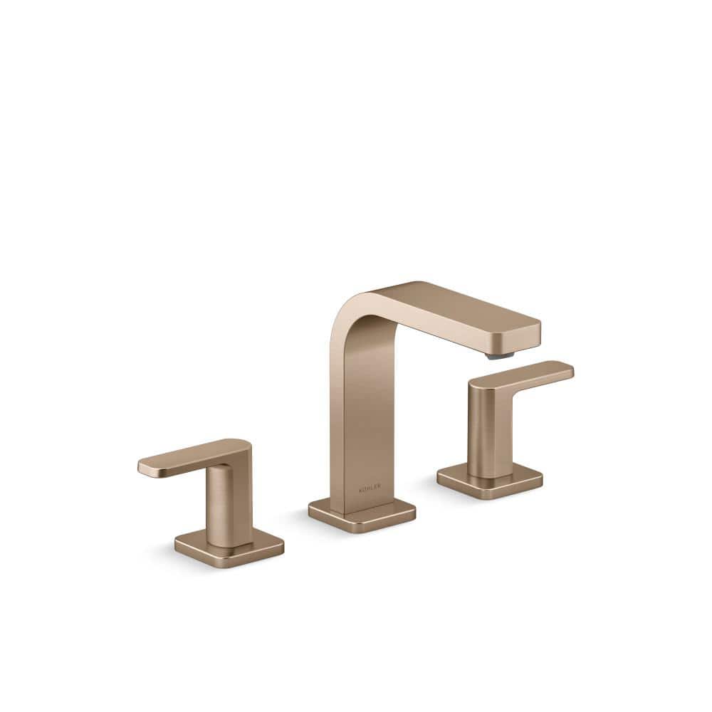 KOHLER Parallel Double Handle 8 in. Widespread 1.2 GPM Bathroom Sink ...