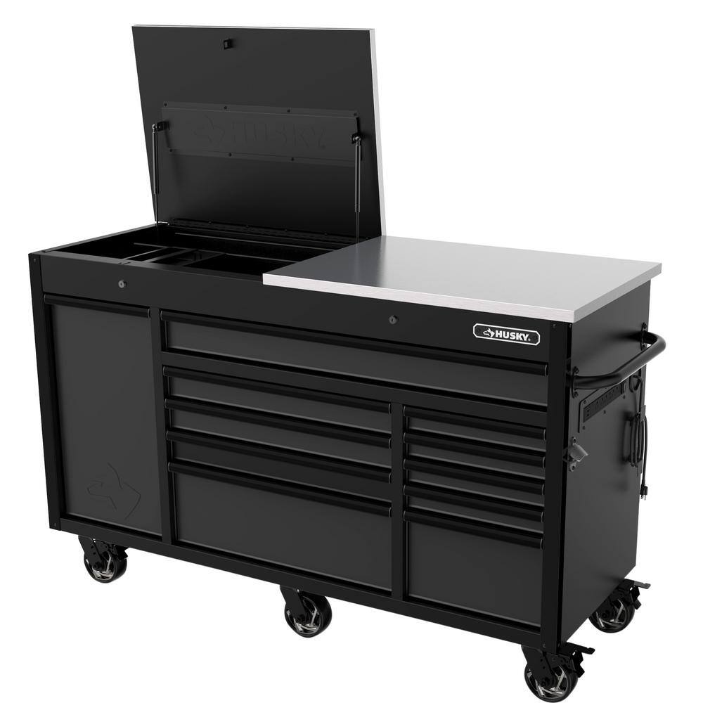 Reviews For Husky 63 In W X 23 In D Heavy Duty 11 Drawer Mobile