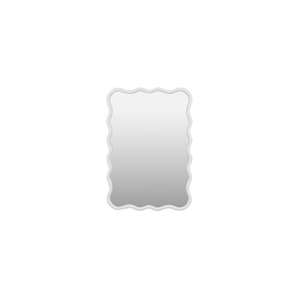 PRIMROSE CARNATION LLC Modern White 40 in W x 28 in. H Rectangle Solid ...