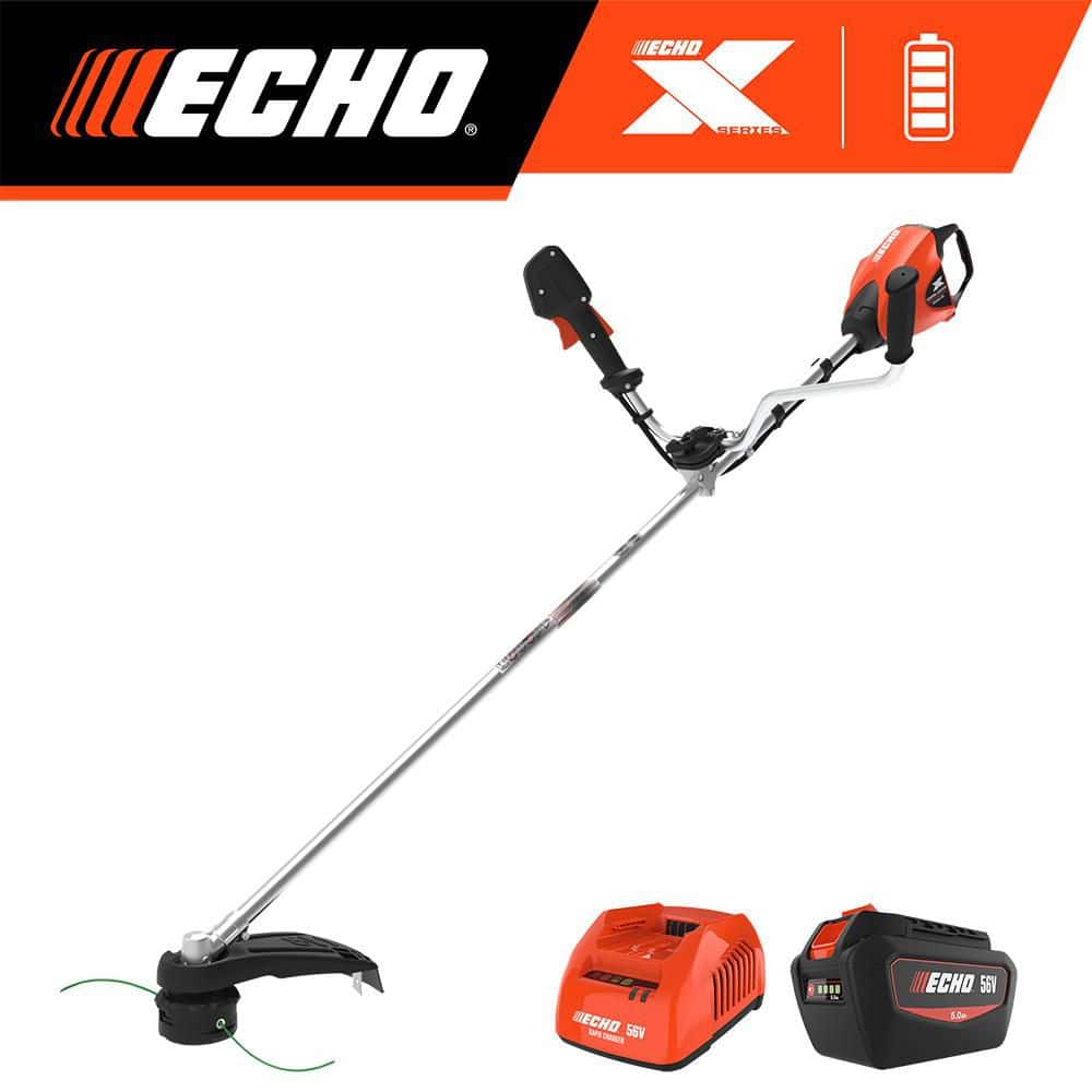 ECHO 56V X Series 17 in. Brushless Cordless Battery U-Handle String ...