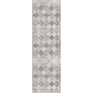 Rug Branch Havana Grey Beige, 2 ft. x 25 ft. Moroccan Indoor ...