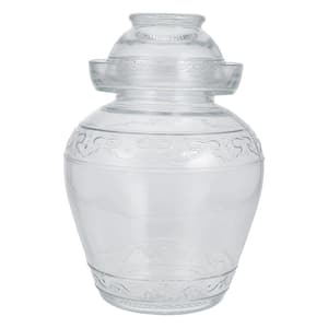 Wudkey 2.5 L Liter Fermentation Jar with Lid, Traditional Fermenting ...