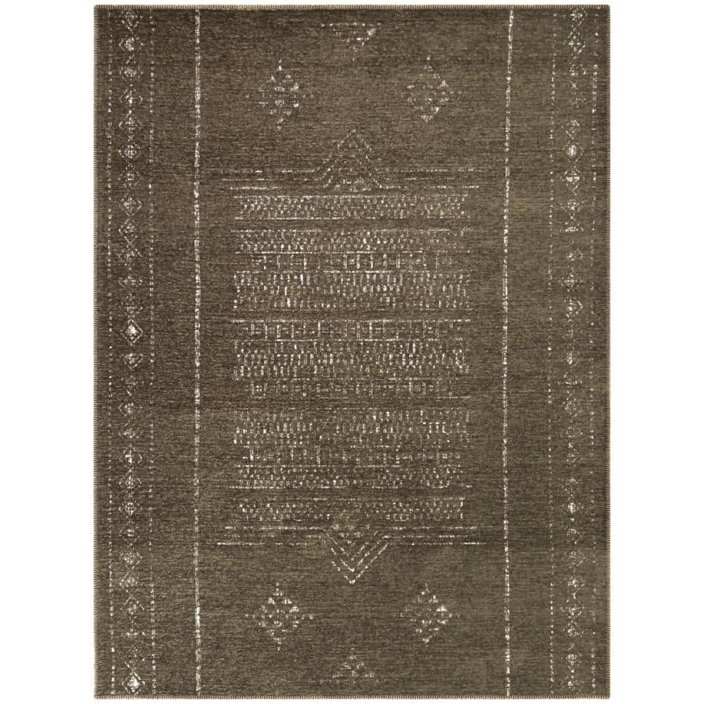 BALTA Nomad Brown 8 ft. x 10 ft. Moroccan Area Rug 3122624 - The Home Depot