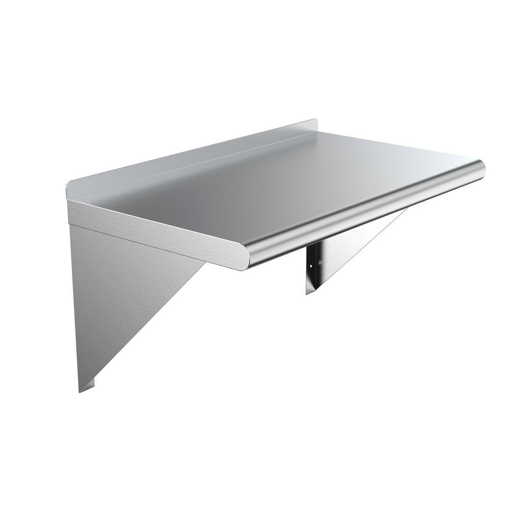 AMGOOD 18 in. x 30 in. Stainless Steel Wall Shelf Kitchen, Restaurant ...