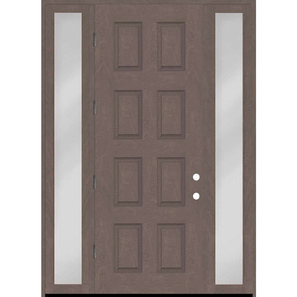 Steves & Sons Regency 72 in. x 96 in. 8-Panel RHOS Ashwood Mahogany ...