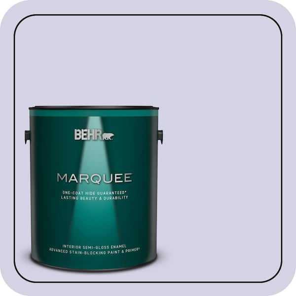 BEHR MARQUEE 1 gal. #M550-2 Lavender Memory Semi-Gloss Enamel Interior ...
