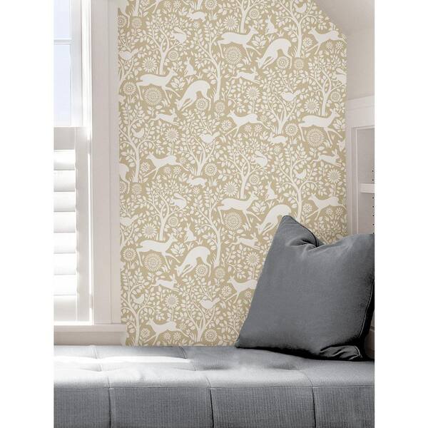 NuWallpaper Cream Merriment Peel and Stick Wallpaper NUS4300 The Home Depot
