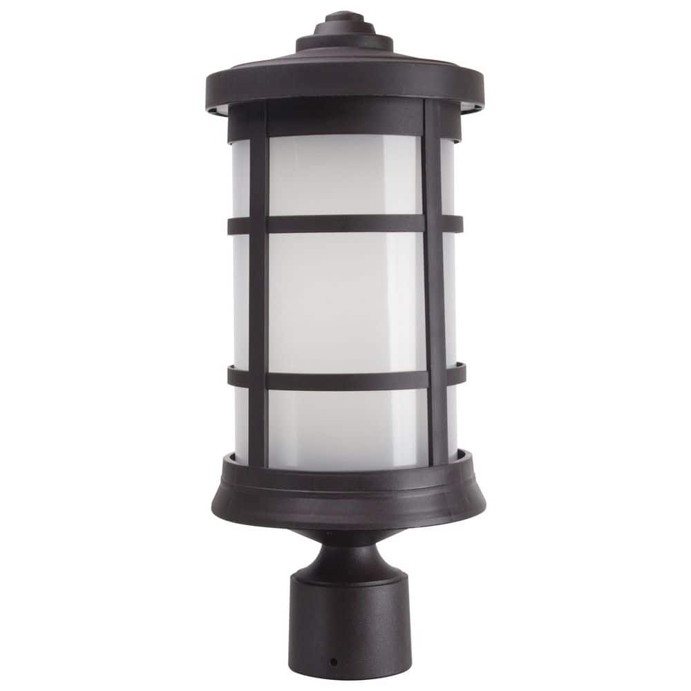 SOLUS Artisan Cylinder 1-Light Bronze Hardwired Outdoor Weather ...