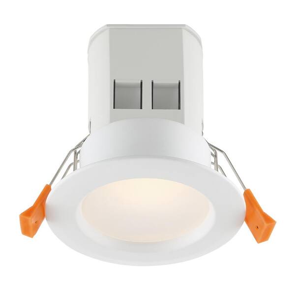 EnviroLite Easy-Up 3 in. White Baffle Recessed Integrated LED Kit at 94 ...