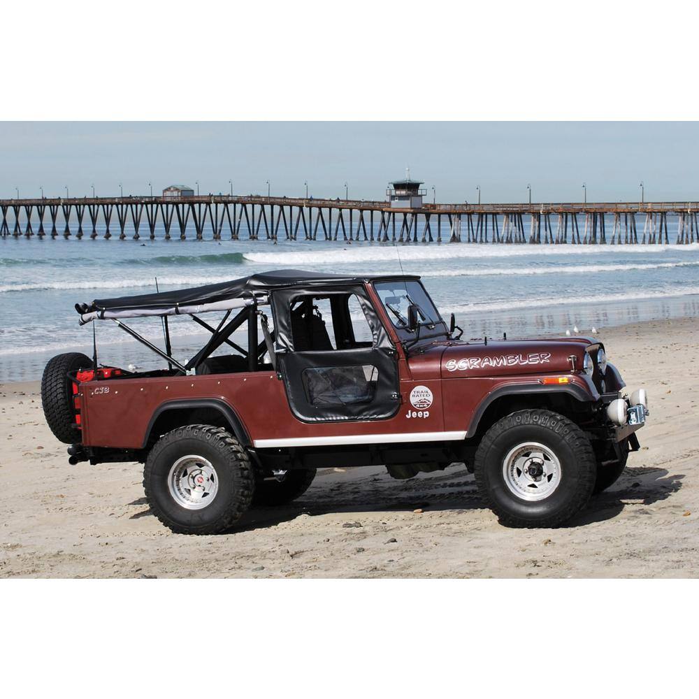 Bestop Tigertop Soft Top for CJ5 (Black Crush) 51407-01