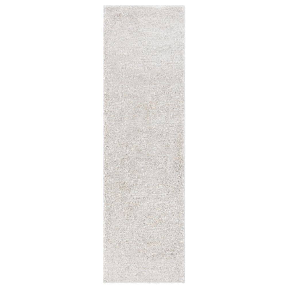 SAFAVIEH Carmine 2 ft. x 8 ft. Ivory Modern Solid Runner Rug CMN101A-28 ...