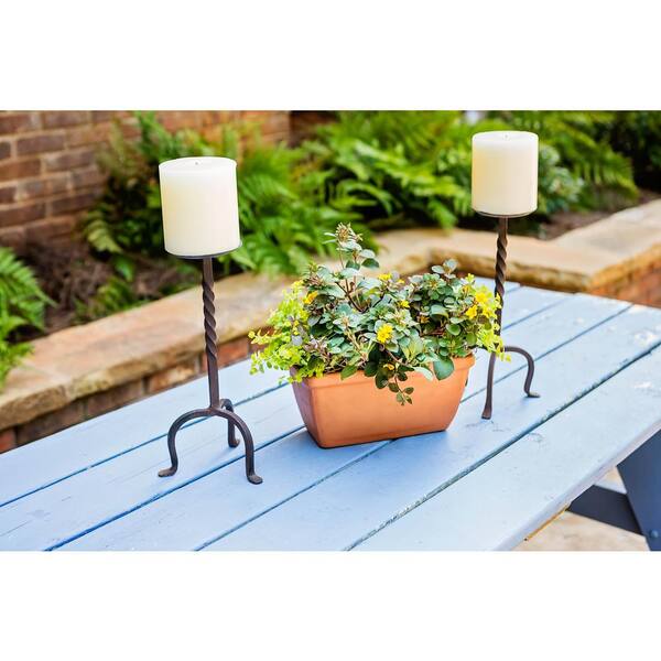 12 Inch Window Box, Cornflower Blue Pennington Glazed Terra Cotta ...