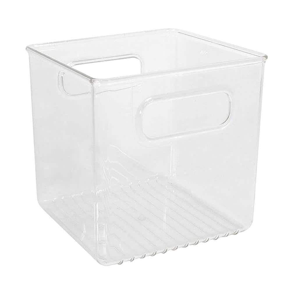 interDesign 6 in. x 6 in. x 6 in. Clear Linus Fridge n Pantry Cube Binz ...