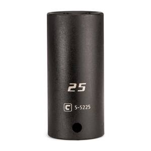 Husky 1/2 in. Drive 22 mm 6-Point Deep Impact Socket H2DDPIMP22MM - The ...