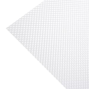 OPTIX 24 in. x 24 in. Clear Prismatic Acrylic Lighting Panel (5-Pack ...