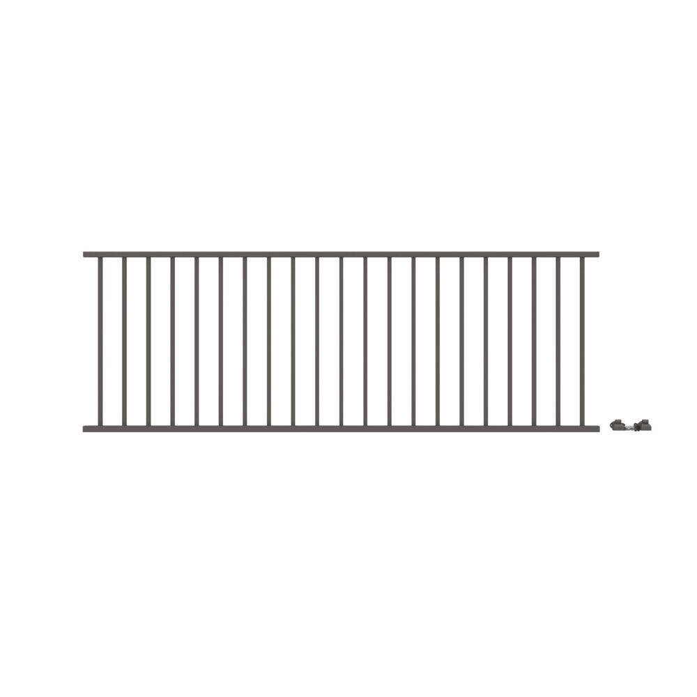RDI Avalon 36 in. x 8 ft. Aluminum Rail Panel with Square Baluster ...