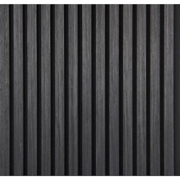 FIBROTECH Quanti Acoustic 0.70 in. x 20.47 in. x 96.06 in. Black FSC ...