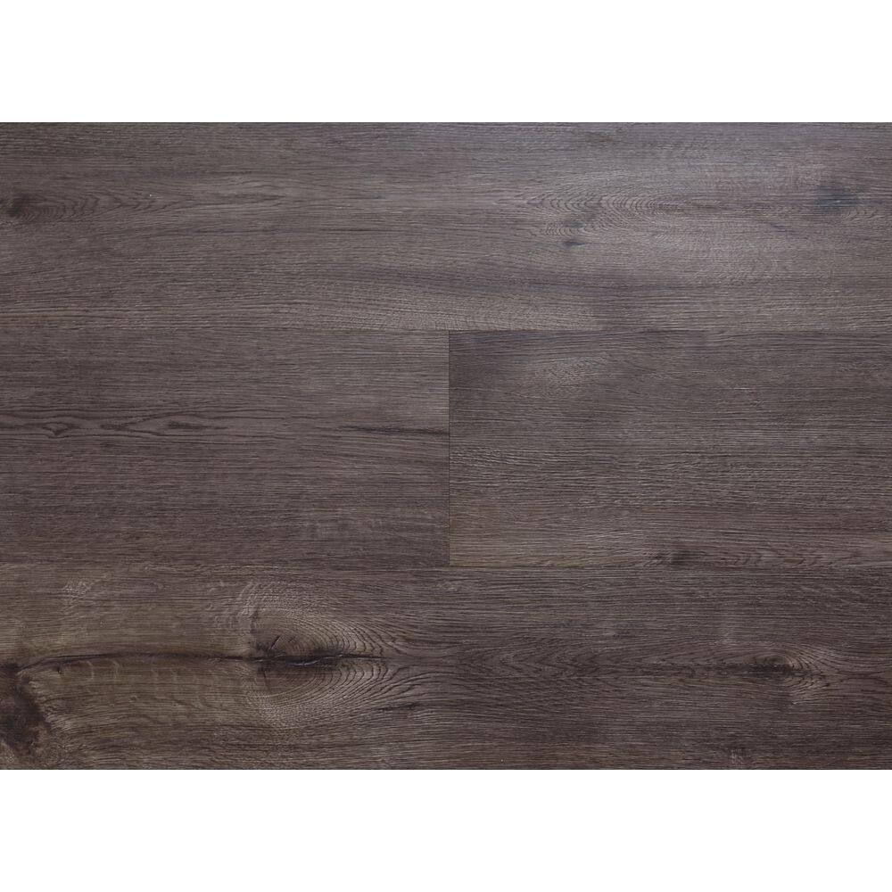 Vortex Rustwood Oak 22 MIL x 9 in W x 48 in L Clicl Lock Waterproof ...