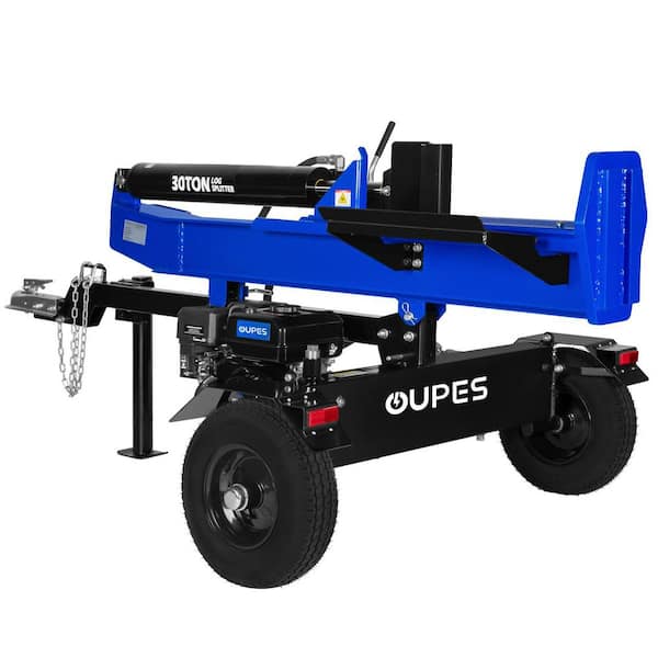 OUPES 30-Ton 223cc Gas Powered Hydraulic Wood Log Splitter with ...