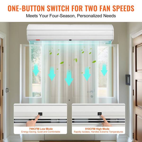 Fly Fan Boltic 72″ Stainless Steel Ai Cutain With Plunge Doo Switch Air ...
