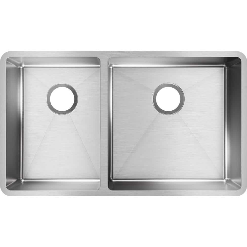 Reviews for Elkay Crosstown 32 in. Undermount Offset 40/60 Double Bowl ...
