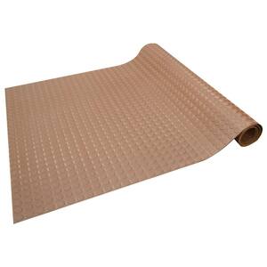 Goodyear Coin-Pattern Rubber Flooring Brown 36 in. W x 120 in. L Rubber ...