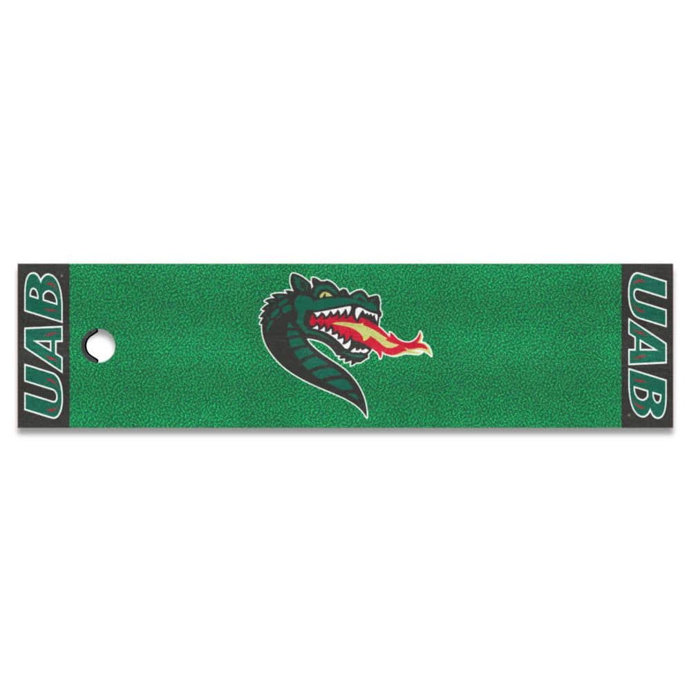 FANMATS 1.5 ft. x 6 ft. UAB Blazers Putting Green Mat 39279 - The Home ...
