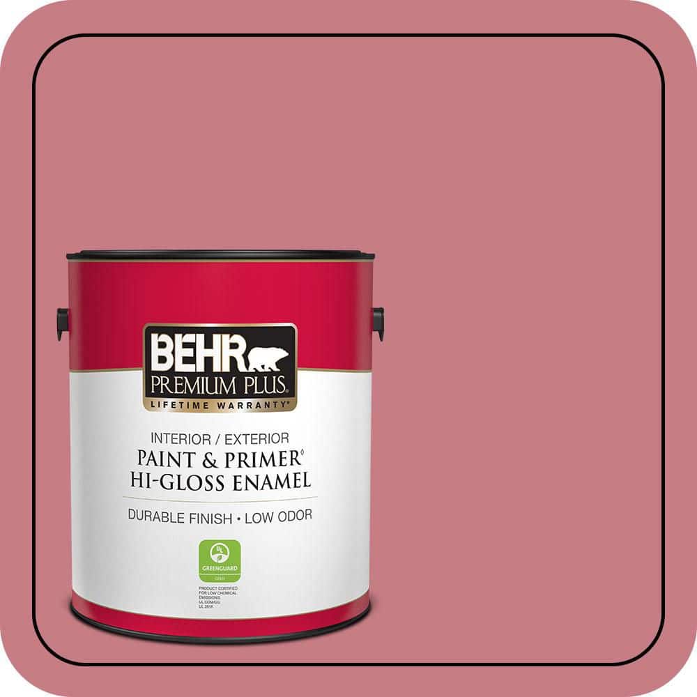 BEHR PREMIUM PLUS 1 gal. #M150-5 Enamored Hi-Gloss Enamel Interior ...