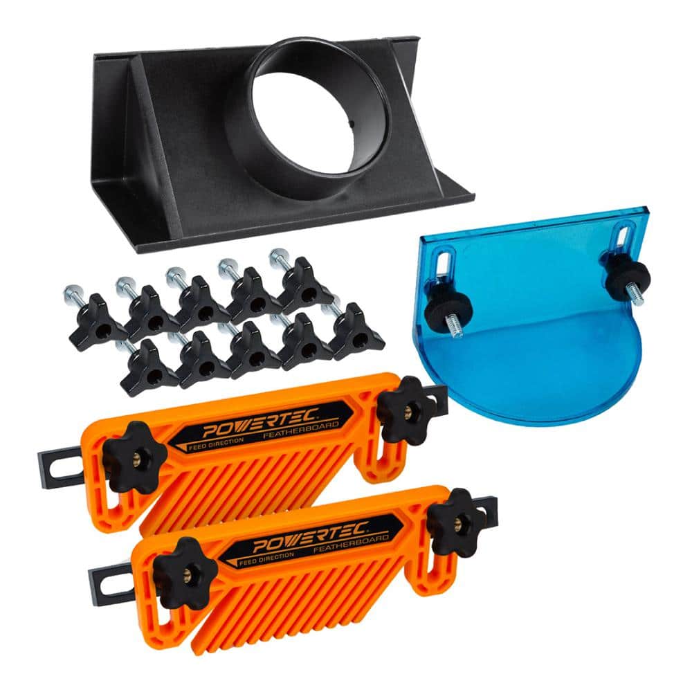 ‎POWERTEC Full Size Router Bit Guard with 2.5 in. ID Router Table Dust ...